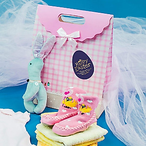 easykart labels 300 Easter Theme Egg Sticker Labels | 6 Different Eggs Design Stickers with Gold Foil | Perfect for Party Decorations and Craft - 1.5"x 2" Size in Sheets