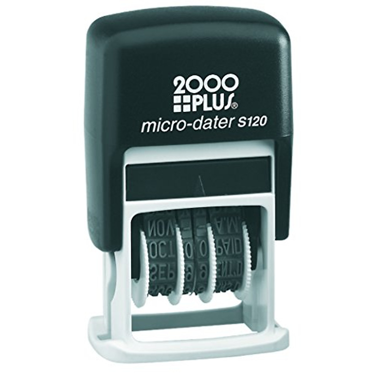 Micro Dater 200 Plus Self Inking Office Rubber Stamp - Black Ink S120