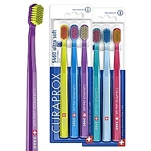 Curaprox 5460 Ultrasoft Toothbrush, 6 Pack