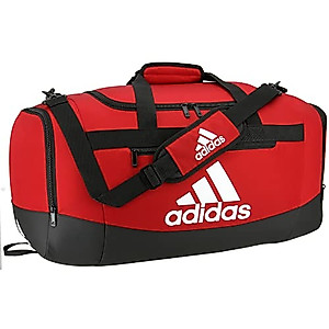 adidas Unisex Adult Defender 4 Medium Duffel Bag, Team Power Red, One Size