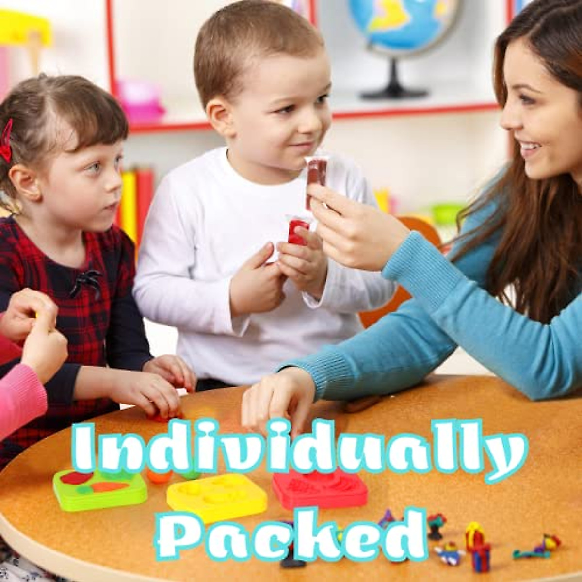 PHILODOGS Play-Masa Playdough 48 Pack of Non-Toxic Modeling Compound, 0.6 Ounce Each, Play Dough Bulk Sets for Kids Ages 3+