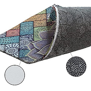 Mandala Pattern Backdrop Purple Succulent Pot Plant Area Rug 2'7"x5',Outdoor Indoor Small Carpet Runner for Kids Teen Girls Boys Bedroom,Living Room,Bathroom,Classroom,Office,Kitchen,Washable Area+Rug