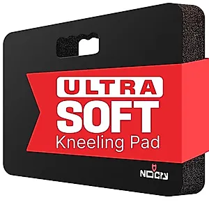 NoCry Extra Thick Professional Garden Kneeling Pad — Heavy Duty Anti-Slip Coating, Ultra Soft High Density Foam Cushion, Water & Dirt Resistant, Shock Absorbent Garden Kneeler