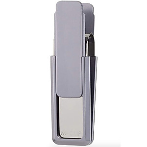 M-Clip Money Clip (Natural) - Minimalist Slim Wallet Alternative for Front Pocket Carry - Cash and Credit Card Holder for Men