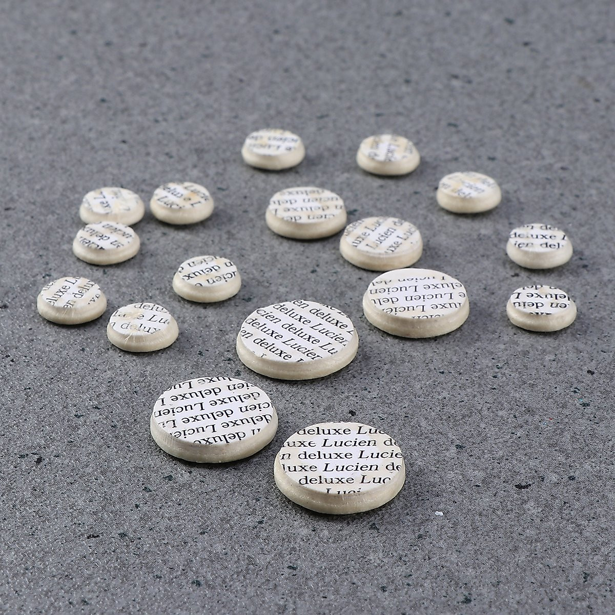 ROSENICE 17pcs Clarinet Pads Bb Clarinet Woodwind Instrument Pads