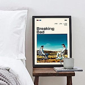 KACHE Break Bad Poster - TV Series Poster Print Bedroom Canvas Wall Art Frameless Poster Vintage Men's Cave Gift: 12x18 Inches (30.5x40.5cm)