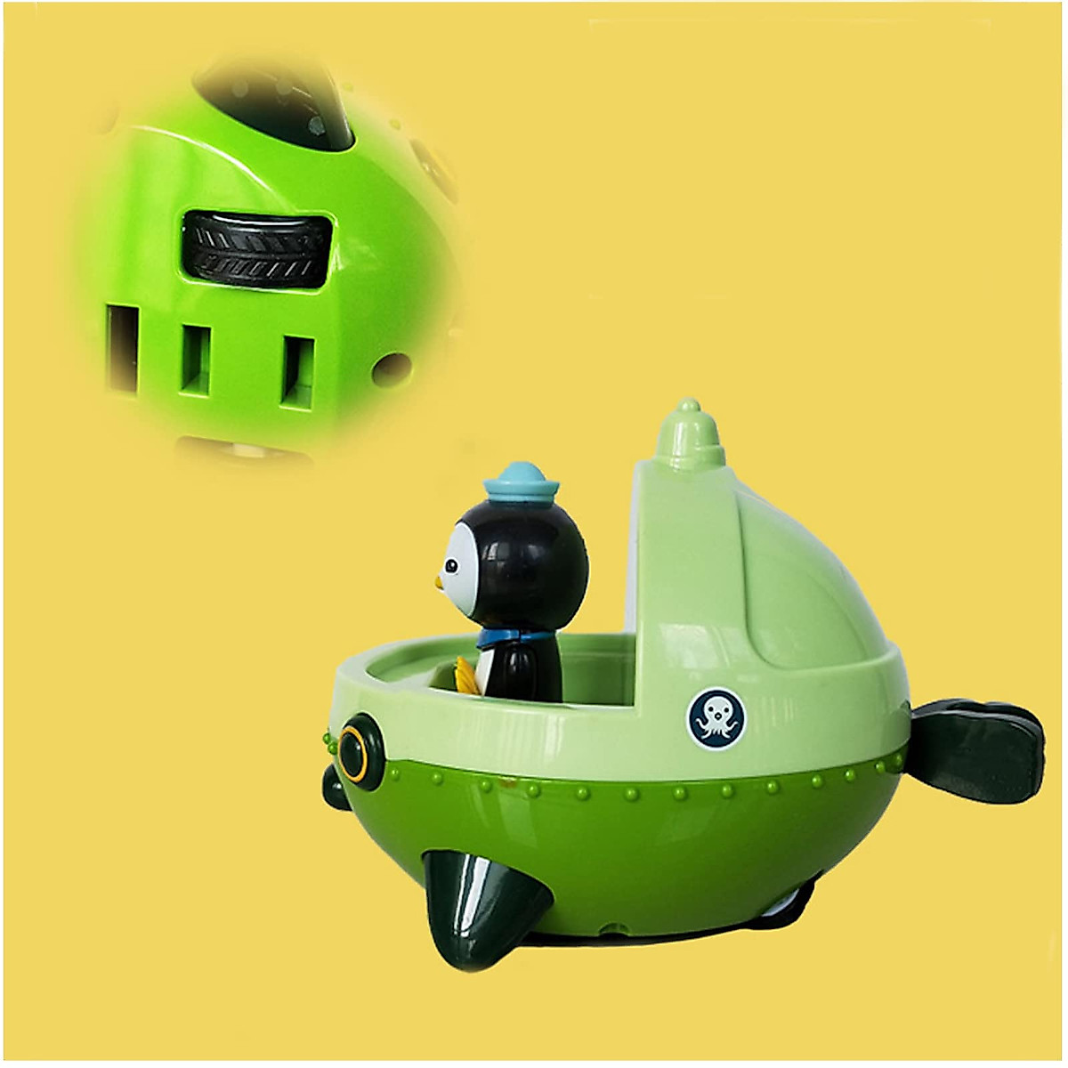 Crasoldiers GUP-E Toy, GUP Racers Vehicle Rescue Ship Pull Back,Includes Vehicle and Figure for Boys Girls Christmas Birthday Gifts (with Gift Box)