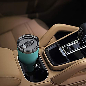 Zibtes 30oz Insulated Tumbler With Lid and Straws, Stainless Steel Double Vacuum Coffee Tumbler Cup, Powder Coated Travel Mug for Home, Office, Travel, Party (Hot Pink 1 pack)