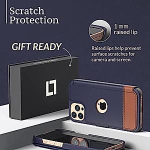 LUPA iPhone 12 Pro Max Case Wallet, Case with Card Holder for Men and Women, Faux Leather Flip Case, Luxury Cover, Desert Sky
