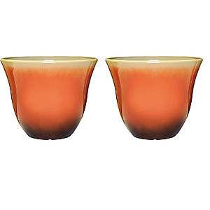 Classic Home and Garden Honeysuckle Planter, Patio Pot, 15inch Tequila Sunrise (Twо Расk)