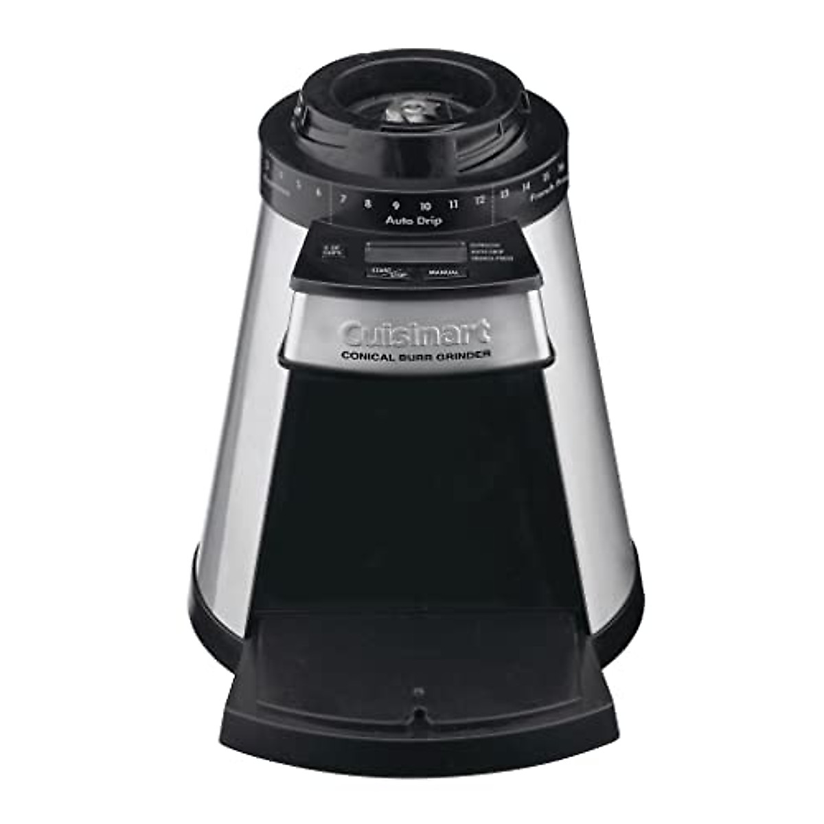 Cuisinart Programmable Conical Burr Mill, Stainless Steel, COMPACT