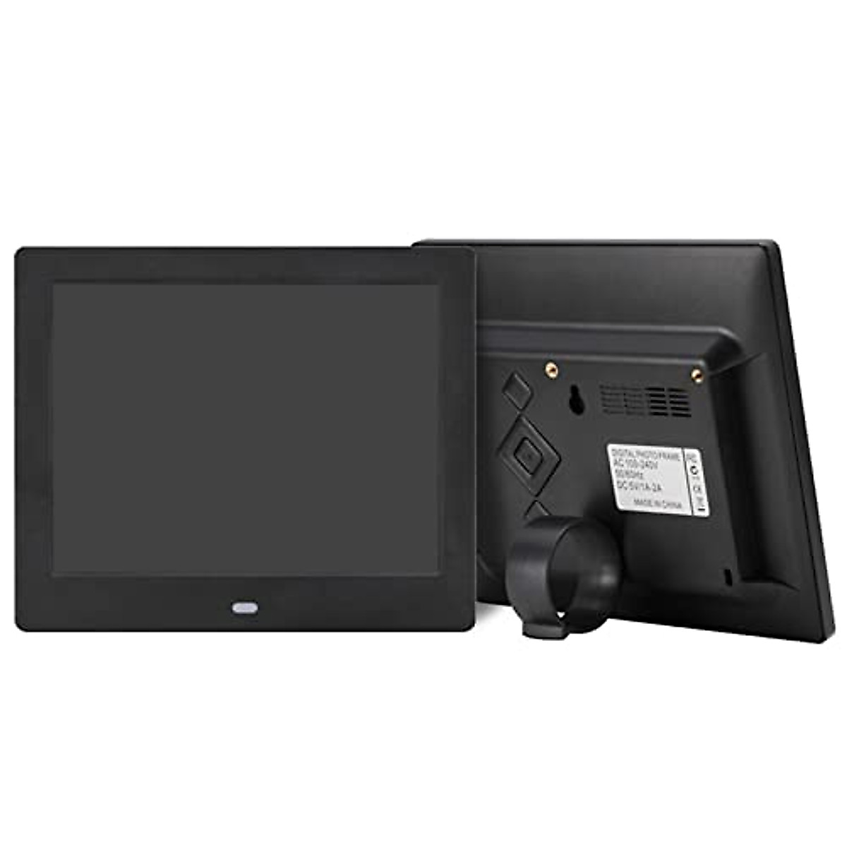 8-inch Digital Photo Frame Picture Video Player High-Definition Electronic Photo Album Can Start Automatic Loop Playback (Color : Black)