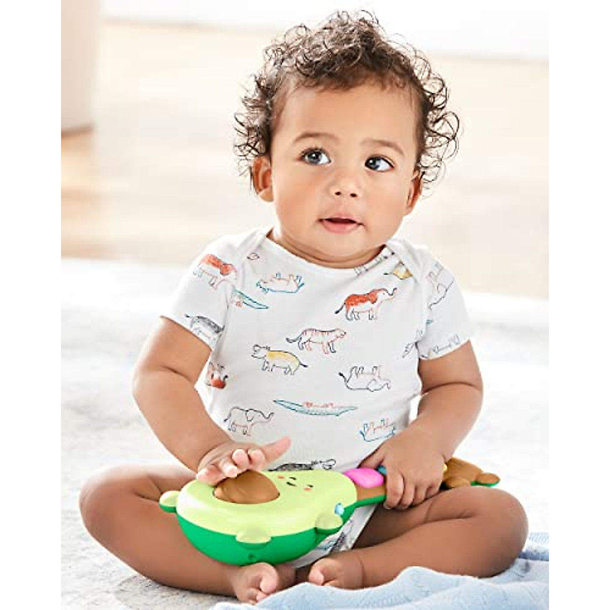 Skip Hop Baby Toy Guitar, Farmstand Grow & Play, Rock-A-Mole Guitar