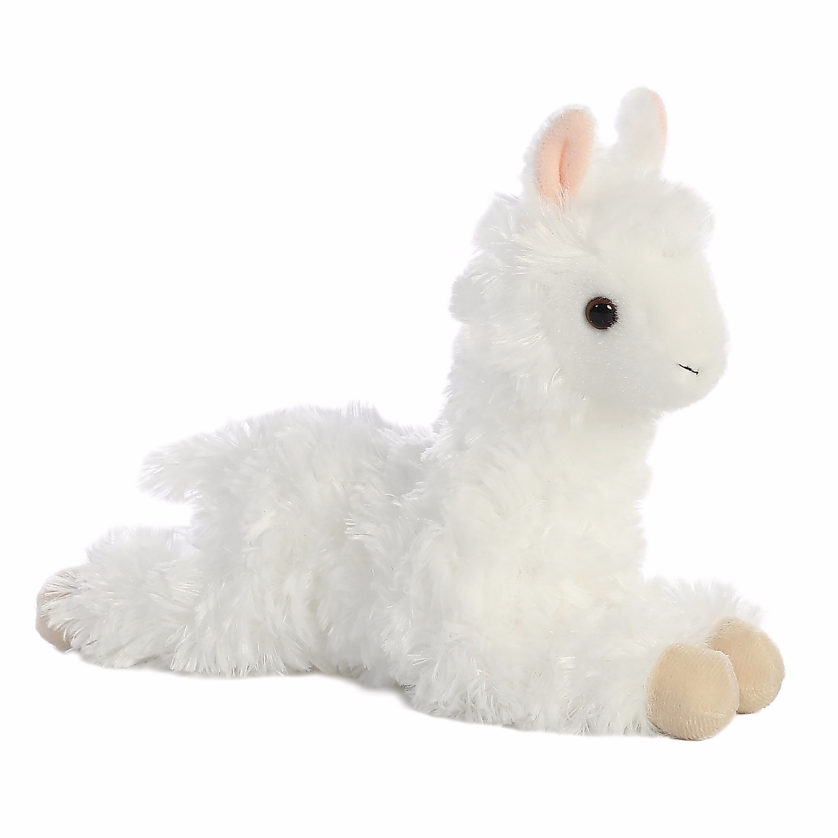 Aurora® Adorable Mini Flopsie™ Ansy Alpaca™ Stuffed Animal - Playful Ease - Timeless Companions - White 8 Inches
