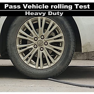 YOTOO Hybrid Air Hose 1/4-Inch by 50-Feet 300 PSI Heavy Duty, Lightweight, Kink Resistant, All-Weather Flexibility with 1/4-Inch Industrial Air Fittings and Bend Restrictors, Gray