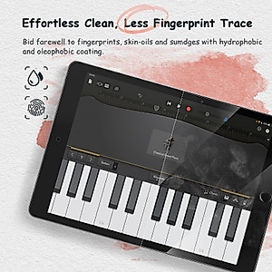 bersem 2 Pack Paperfeel Screen Protector - Matte PET Film for Drawing, Anti-Glare - Compatible with iPad 6th/5th Generation 9.7 inch and iPad Pro 9.7 Inch/Air 2/Air