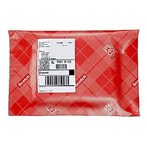 Scotch Flex and Seal Shipping Roll, 10 Ft x 15 in, Red Edition, Easy Packaging Alternative to Poly Mailers, Shipping Bags, Bubble Mailers, Padded Envelopes, Boxes (FS-1510-HOL)