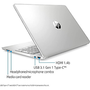 HP 15.6" HD Intel 10th Gen i3-1005G1 3.4GHz 8GB RAM 256GB SSD Win 10 Laptop