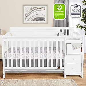 Dream On Me 5 in 1 Brody Convertible Crib with Changer