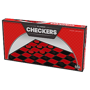 Goliath Checkers - Classic Game with Folding Board and Interlocking Checkers (Amazon Exclusive)