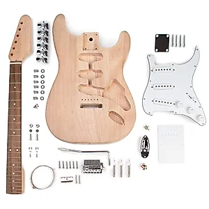 StewMac Build Your Own DIY S-Style Electric Guitar Kit (Right Handed)