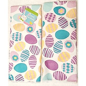 Happy Easter Bunnies 2 pack Kitchen Towels by Greenbrier