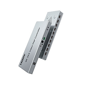 4K 3×3 Video Wall Controller(1x2/1x3/1x4/1x5/1x6/2x1/2x2/2x3/2x4/3x1/3x2/3x3/3x4/4x1/4x2/4x3/4x4) 4 TV Splicing Display Support 3840x2160/30Hz