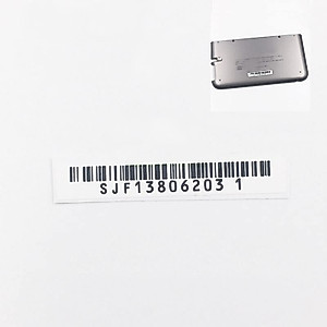 Back Shell Lable Sticker Barcode Replacement for 3DS XL LL New 3DS XL LL Lable Sticker