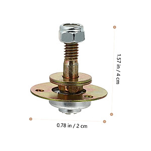 VINTORKY 4pcs Rocking Chair Bearing Rocking Chair Part Mechanic Accessories Mxmm Bearing Chair Linkage Threaded Bearing Furniture Connecting Fitting Iron Office Mechanical Screw