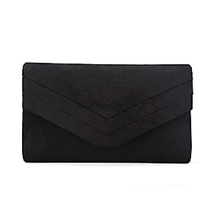 Nodykka Purses and Handbags Envelope Evening Clutch Crossbody Bags Velvet Classic Wedding Party Shoulder Bag for Women …