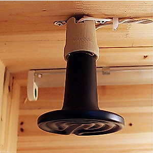 MaoTopCom Infrared Heat Lamp Bulb(2 Pack), 200W Ceramic Heat Emitters Brooder Coop Pet IR Lamp Bulb for Reptile Like Lizard, Tortoise so on, No Light, Black