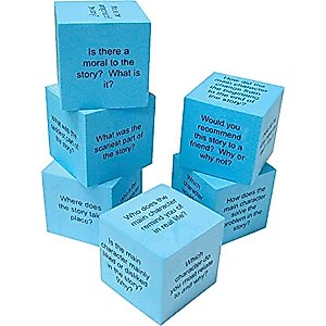 Teacher Created Resources 20634 Foam: Reading Comprehension Cubes