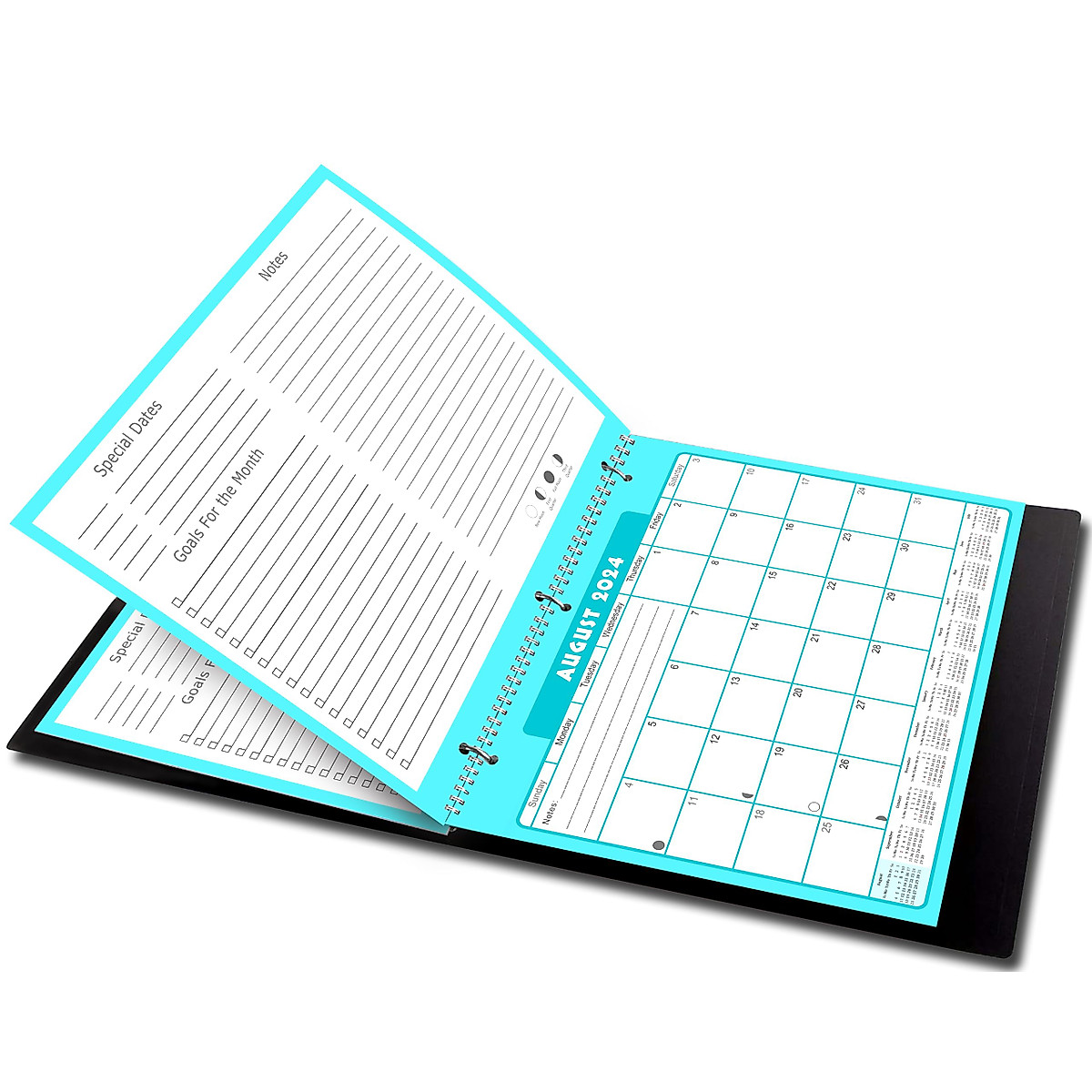 2024-2025 Academic Year 12 Months Student Calendar/Planner for Wall & Desk & 3-Ring Binder, for School, Teacher, Student (Edition #006)