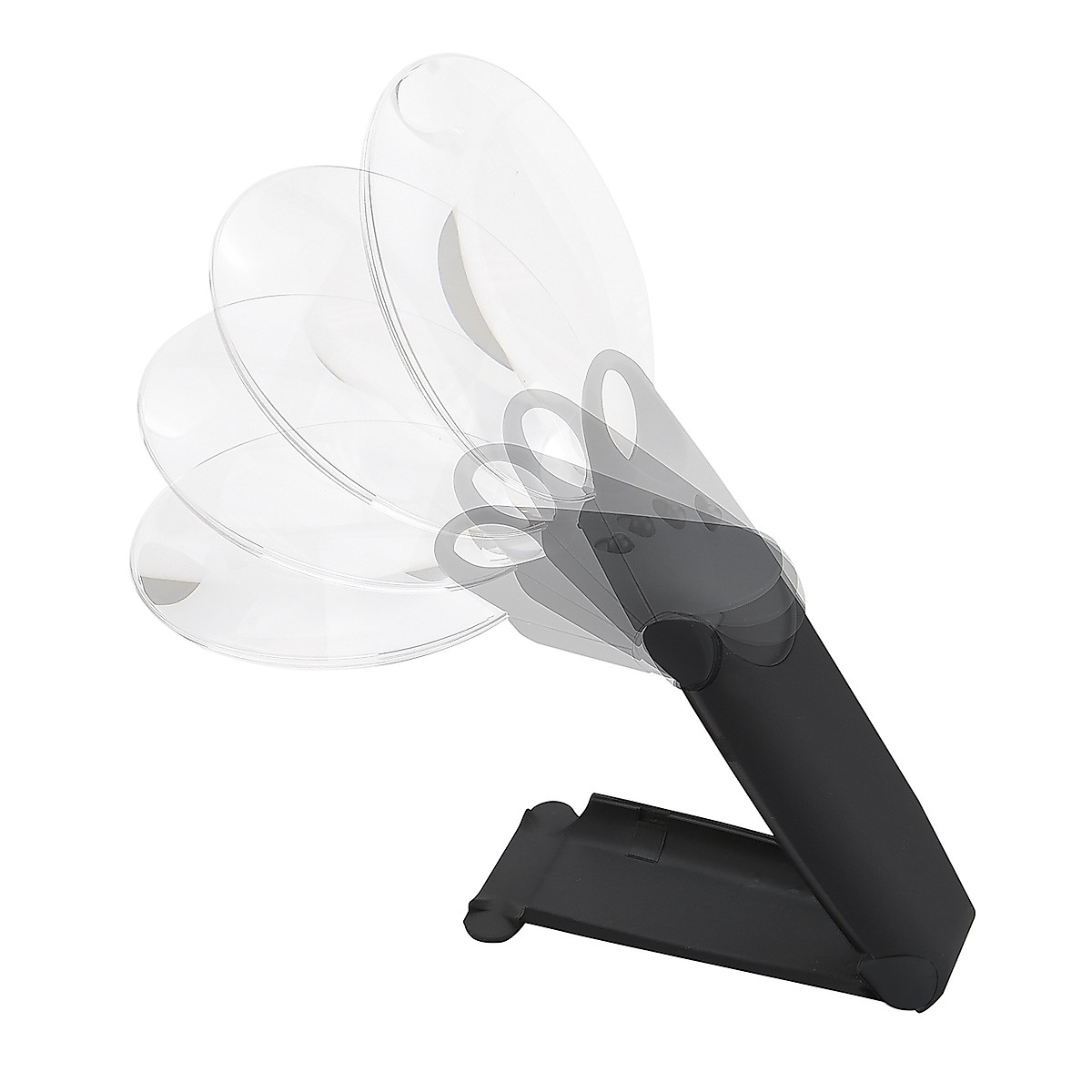 Carson FreeHand 2.5x LED Lighted Hand-Held or Hands-Free Magnifier with 5.5x Spot Lens (FH-25)