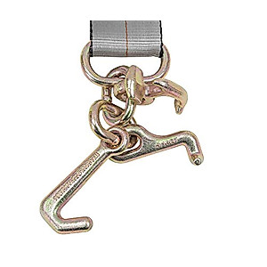 Mytee Products Tow Straps V Bridle 3" x 24" w/ RTJ Cluster Hooks 5400 lbs Working Load | Recovery V Strap for Wrecker, Rollback, Car Hauler