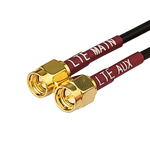 Bingfu 4G LTE Adhesive Magnetic Mount Antenna MIMO SMA Male 4G LTE Antenna Compatible with 4G LTE Wireless Router Home CPE Router Mobile Modem Hotspot Industrial IoT Router Cellular Gateway