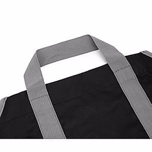 Stanbroil Canvas Firewood Carrier Bag, Durable Firepalce Log Tote with Handles for Wood Fire Stove, Outdoor Camping