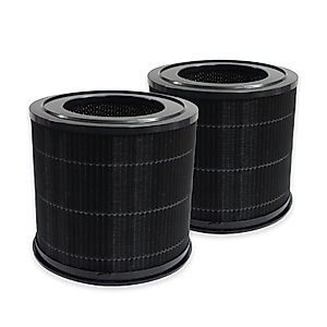 PUREBURG Replacement Filter Compatible with Smartmi P1 Air Purifier,2-Pack H13 HEPA 4-Stage Filtration Activated Carbon 2-in-1 Air Clean Dust VOCs Odor