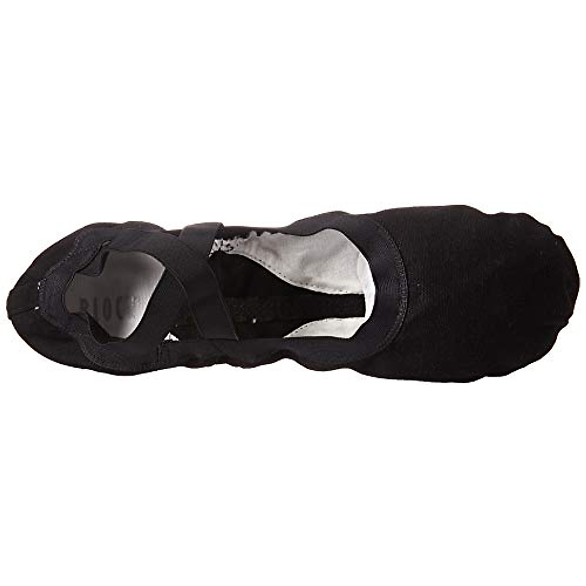 Bloch womens Pro Elastic dance shoes, Black, 6.5 Wide US