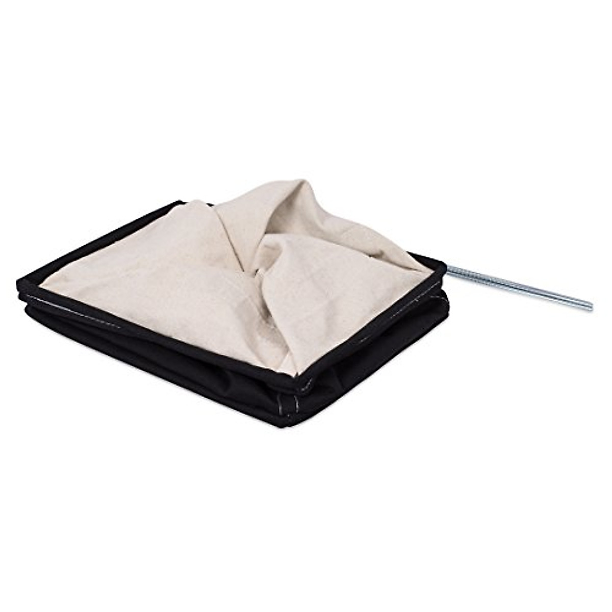 BIRDROCK HOME Canvas Hamper - Single Laundry Basket with Handles - Foldable Hamper - Easily Transport Laundry