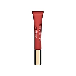 Clarins Velvet Lip Perfector | Velvety-Matte Finish Liquid Lipstick | Shea Butter Leaves Lips Feeling Hydrated| Highly Pigmented | Contains Natural Plant Extracts With Skincare Benefits | 0.3 Oz