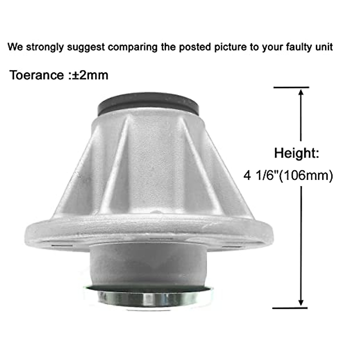 q&p Outdoor Power 51510000 Deck Spindle Assembly Bracket Replaces Ariens 51510000 61527600 61543800 51510000 61527600 61543800 Fits Models Gravelymost ZT