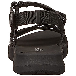 Rockport Women's Trail Tech Multi Sandal, Black ECO Washable, 9.5
