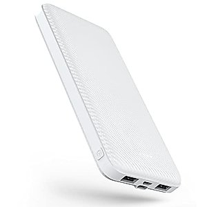 Jassco Portable Charger Power Bank, 12000mAh Dual USB Battery Pack, Fast Charge with USB C & Micro USB Input, Slim & Light Backup Charger Compatible with iPhone 14/13/12, Galaxy, Pixel, iPad and More