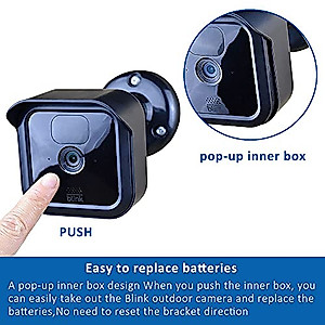 All New Blink Outdoor Camera Mount Bracket,5 Pack Full Weather Proof Housing/Mount with Blink Sync Module Outlet Mount for Blink Outdoor Cameras Security System(Blink Camera not Included)