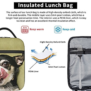 JASMODER Custom Insulated Lunch Box,Personalized Lunch Bag,Reusable Lunchbox Tote For Gifts,Office, Work, Picnic, Hiking