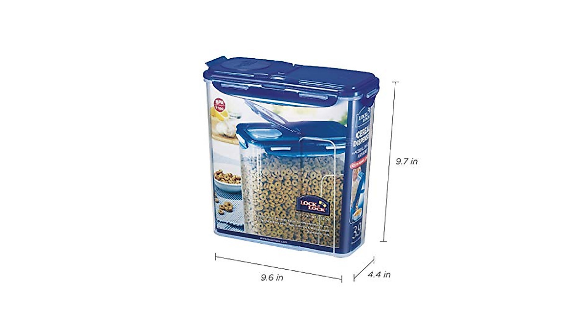 LocknLock Easy Essentials Cereal Container - Airtight & Stackable