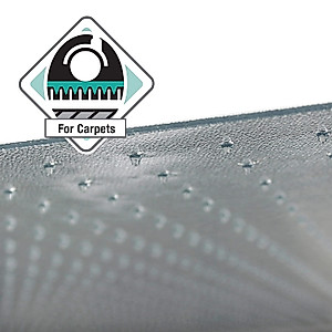 FloorTex 1115020023ER Floor Protection Chairmat, XXL, 60-Inch x79-Inch, Clear