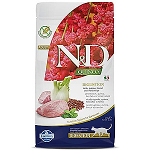 Farmina N&D Functional Quinoa Digestion Lamb Dry Cat Food 3.3 Pounds