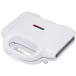 Amazon Basics Waffle Maker 2-Slices White with Non-stick coating and Easy to Clean, 700W